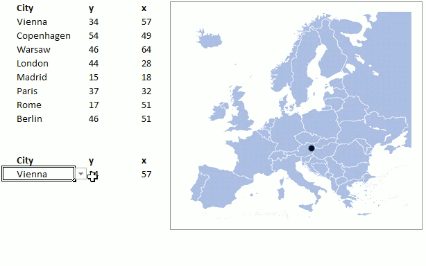 Use A Map In An Excel Chart
