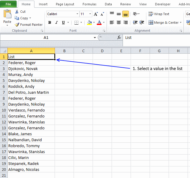 5 easy ways to extract unique distinct values