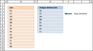 5 easy ways to extract Unique Distinct Values