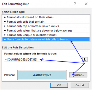 How to highlight differences and common values in lists