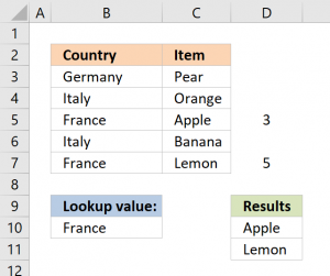 5 easy ways to VLOOKUP and return multiple values