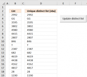 5 easy ways to extract Unique Distinct Values