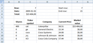 Automate net asset value (NAV) calculation on your stock portfolio