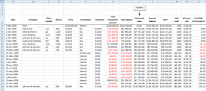 Automate net asset value (NAV) calculation on your stock portfolio