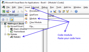 Create a Print button – macro