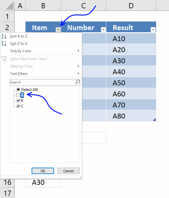 VLOOKUP In A Filtered Excel Table And Return Multiple Values