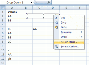 Working with COMBO BOXES [Form Controls]