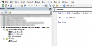 Working with COMBO BOXES [Form Controls]