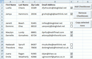 Add checkboxes and copy values – VBA