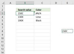 Use a drop down list to search and return multiple values