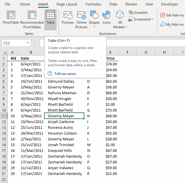 Auto Populate A Worksheet