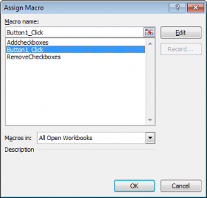 Run a Macro from a Drop Down list [VBA]
