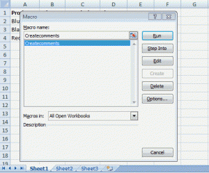 Working with comments – VBA