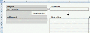 Excel template: Getting Things Done [VBA]