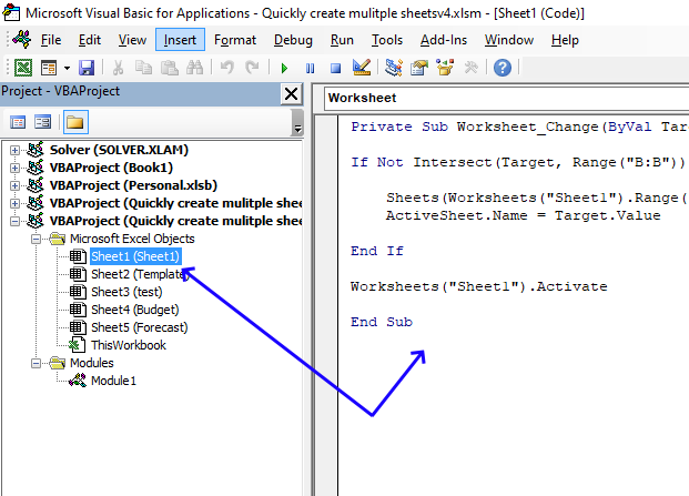 Create New Worksheets Programmatically Based On Values In A Cell Range 