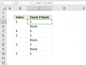 How to use the IF function