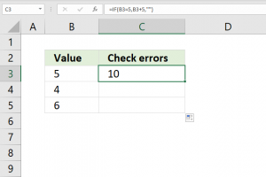 How to use the IF function