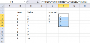 How to use the FREQUENCY function
