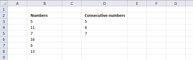 Find Consecutive Dates In A Cell Range