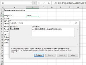 How to use the RANDBETWEEN function