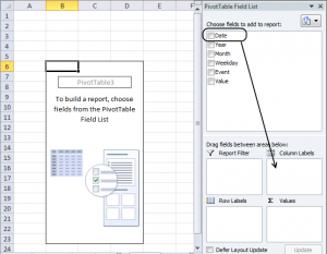 Pivot Table calendar