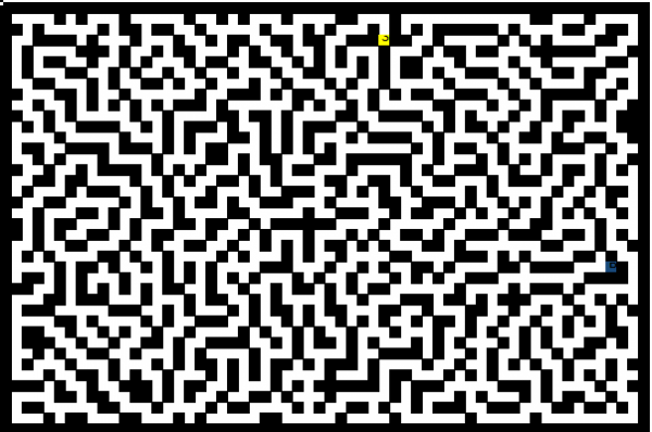 Build a maze programmatically in Excel