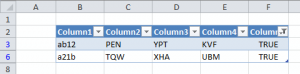 Search for a text string in a data set and return multiple records