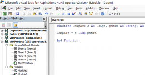 How to use the LIKE OPERATOR