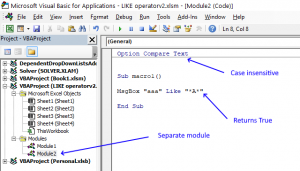 How to use the LIKE OPERATOR