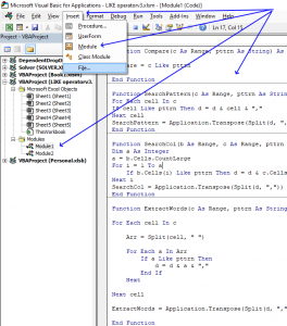 How to use the LIKE OPERATOR