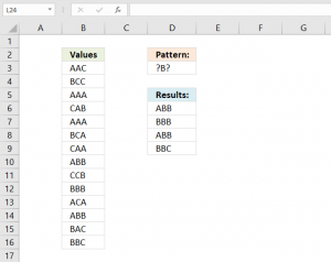 How to use the LIKE OPERATOR