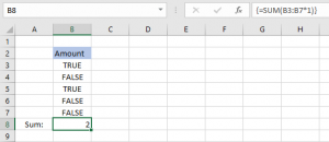 How to use the SUM function
