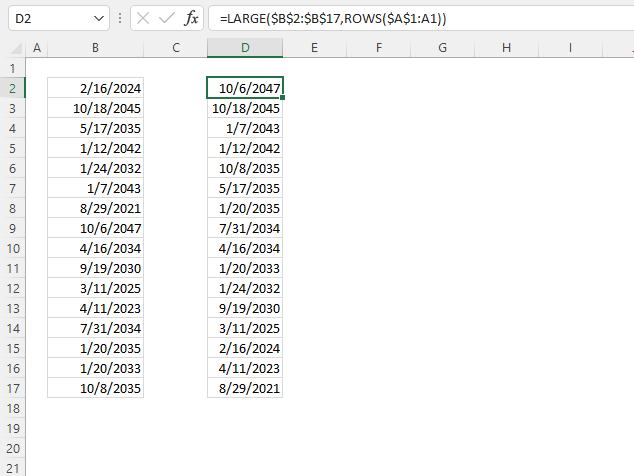 How To Use The DATE Function