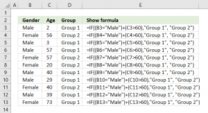 How to use the IF function