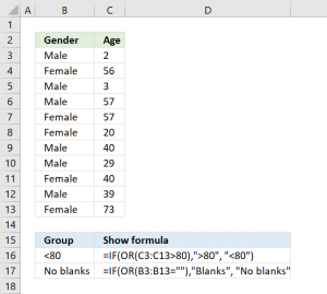How to use the IF function
