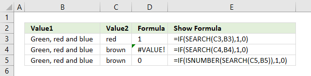 If Cell Contains Text