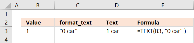 How to use the TEXT function