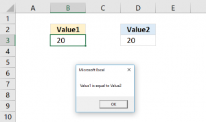 Excel VBA functions