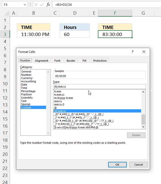 How To Use The TIME Function