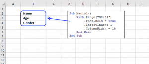 Excel VBA functions