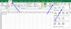 How to create charts in Excel