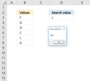 Excel VBA functions