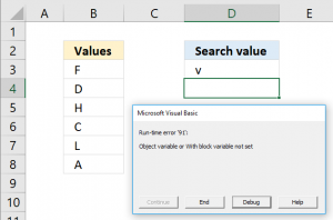 Excel VBA functions