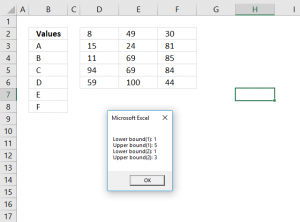 Excel VBA functions