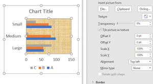 Excel chart components